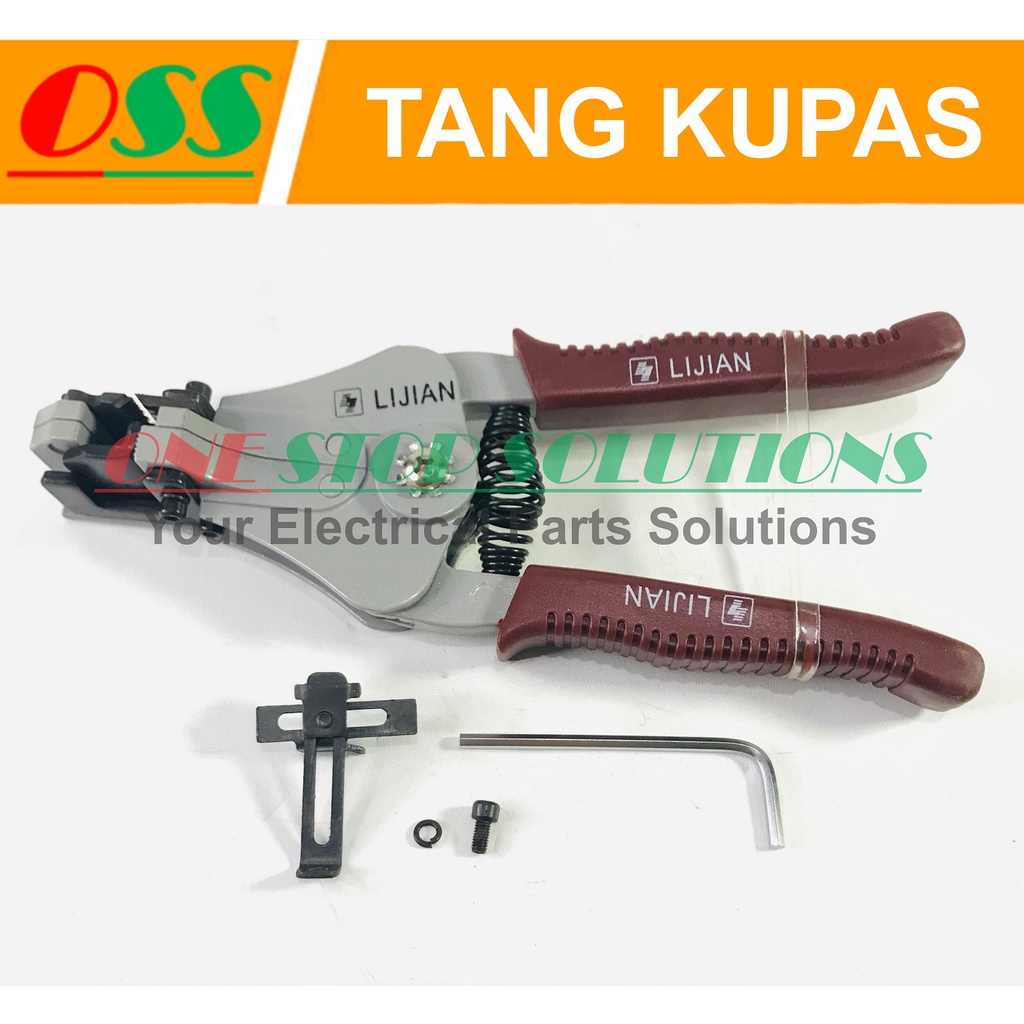 Jual TANG KUPAS TANG POTONG KABEL LISTRIK MULTRIFUNGSI WIRE CUTTER ...