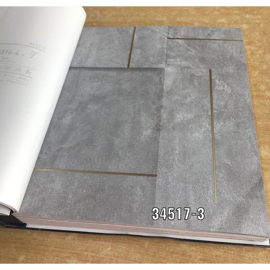 Jual WALLPAPER DINDING KOREA MOTIF PANEL SEMEN INDUSTRIAL 3D MATIE ...