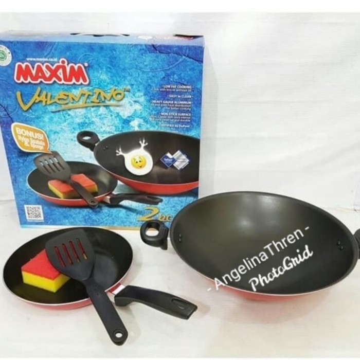 Jual Peralatan masak Teflon Set Valentino - Penggorengan Teflon set ...