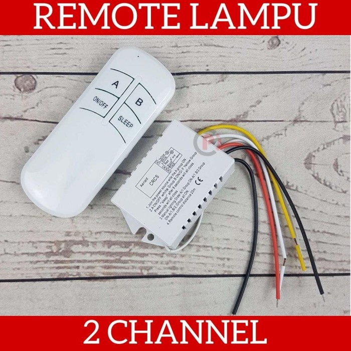 Jual Wireless Remote Control Lampu Rumah 2 Way Channel | Shopee Indonesia