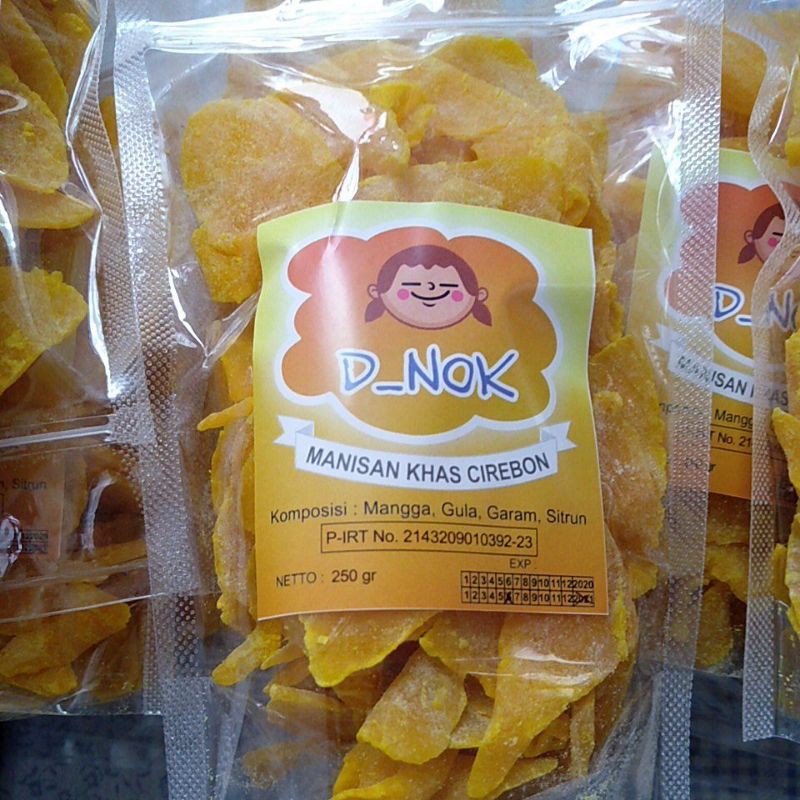 Jual Manisan Mangga Gula Tepung khas Cirebon 250 gram | Shopee Indonesia