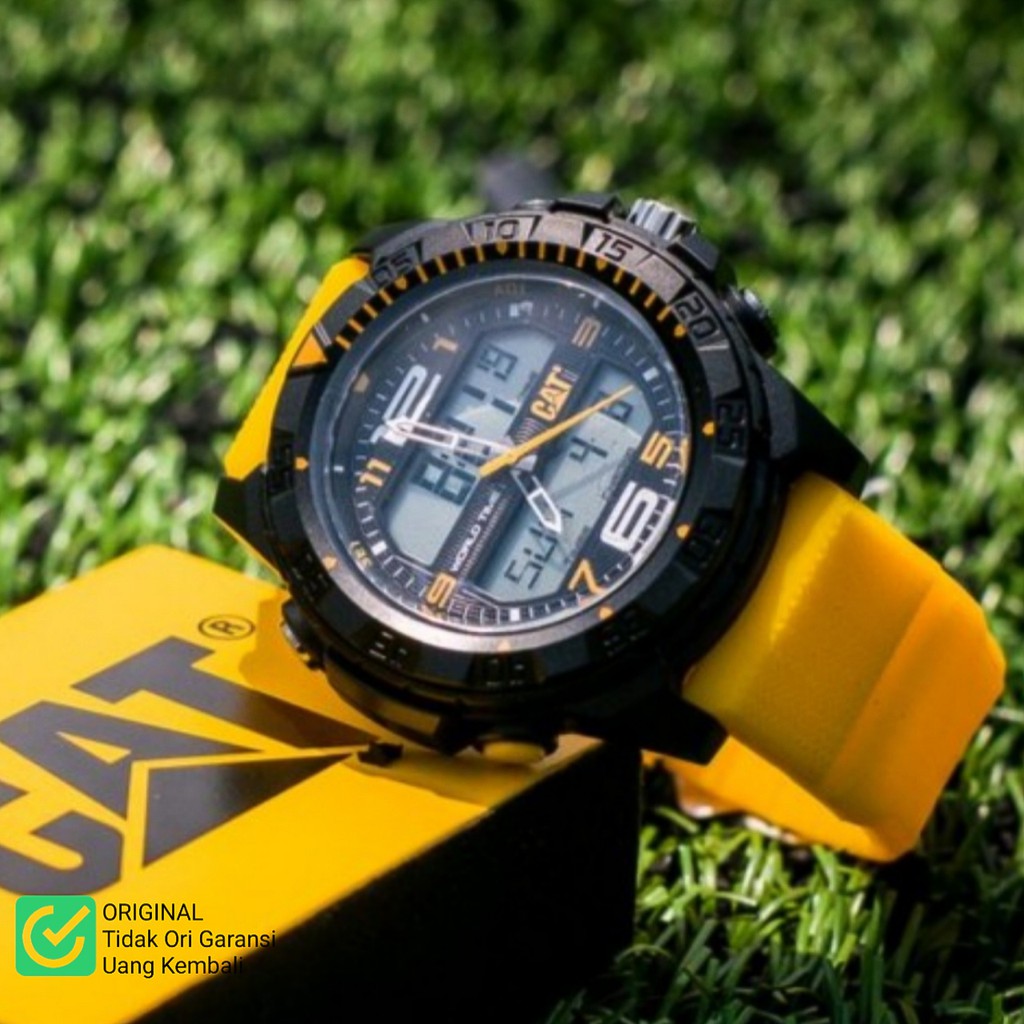 Jual Jam Tangan Pria Caterpillar CAT MC 155 27 137 Doubletime Fullset ...