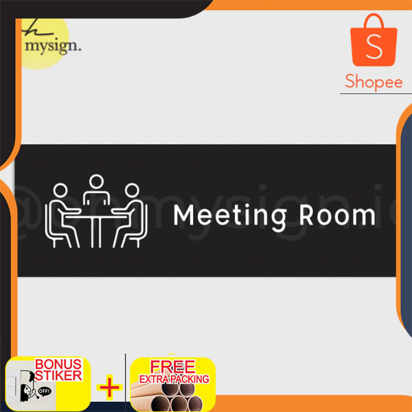 Jual SIGN BOARD MEETING ROOM | SIGN OFFICE KANTOR | DOOR SIGN Keren ...
