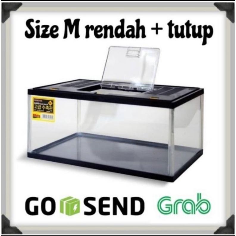 Jual aquarium akrilik nikita reptile size M (36 cm) | Shopee Indonesia
