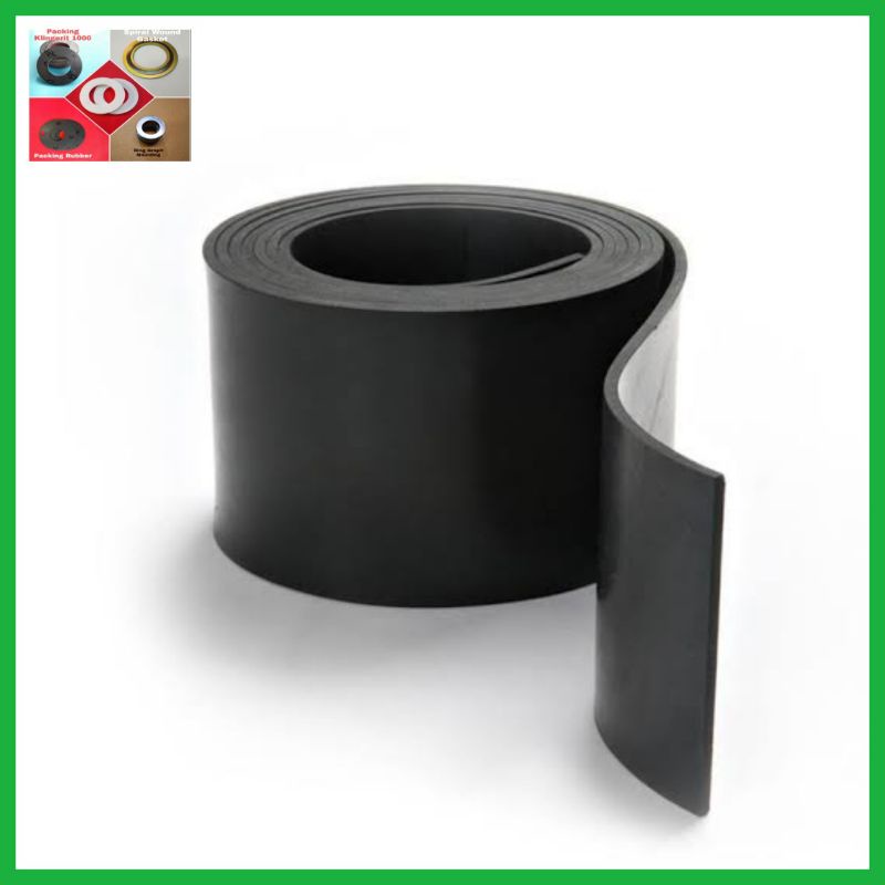 Jual Karet Hitam Lembaran Potongan Tebel 6mm x 25cm x 200cm | Shopee ...