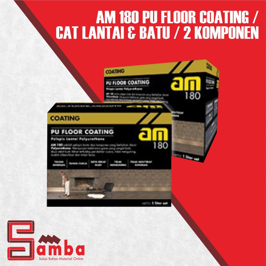 Jual AM 180 PU FLOOR COATING | CAT LANTAI & BATU | 2 KOMPONEN | Shopee ...