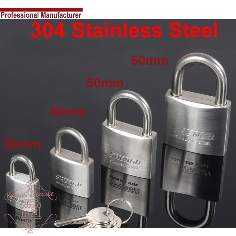 Jual Prime/Texas Gembok Stainless Steel 30 40 50 60 mm (Besi) Stanles ...