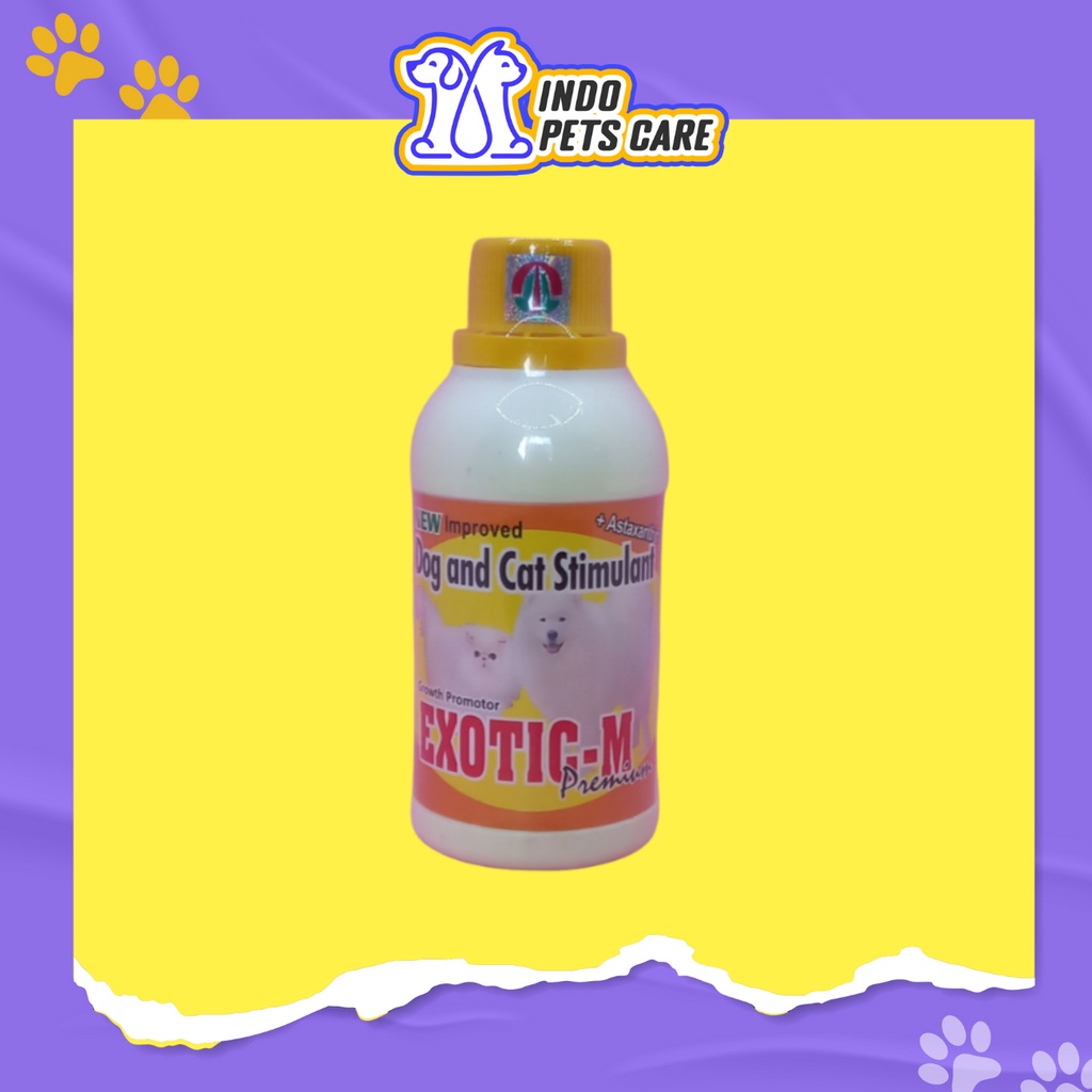 Jual SUPLEMEN PERTUMBUHAN ANJING - EXOTIC M DOG 250ML ORIGINAL ...