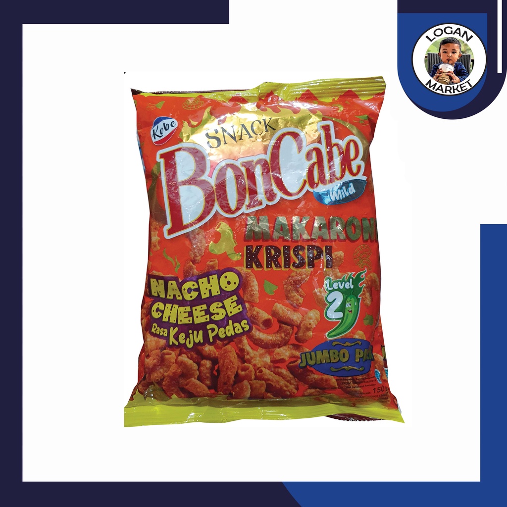 Jual Boncabe Bon Cabe Snack Makaroni Pedas Krispi Level 10 15 Keju ...