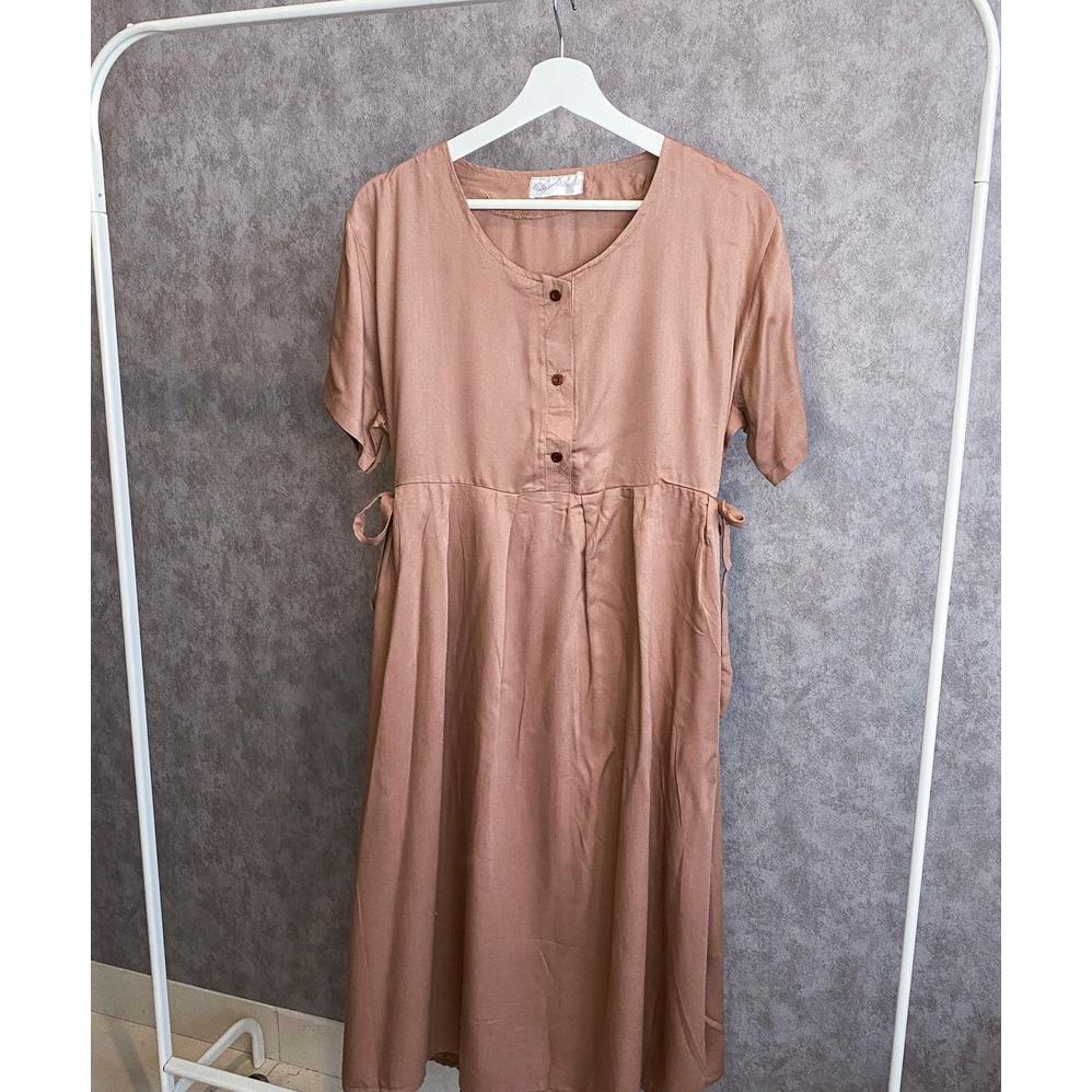Jual Tahta Kencana - Dress Wanita Busui Rayon Polos | Dress Tidur ...