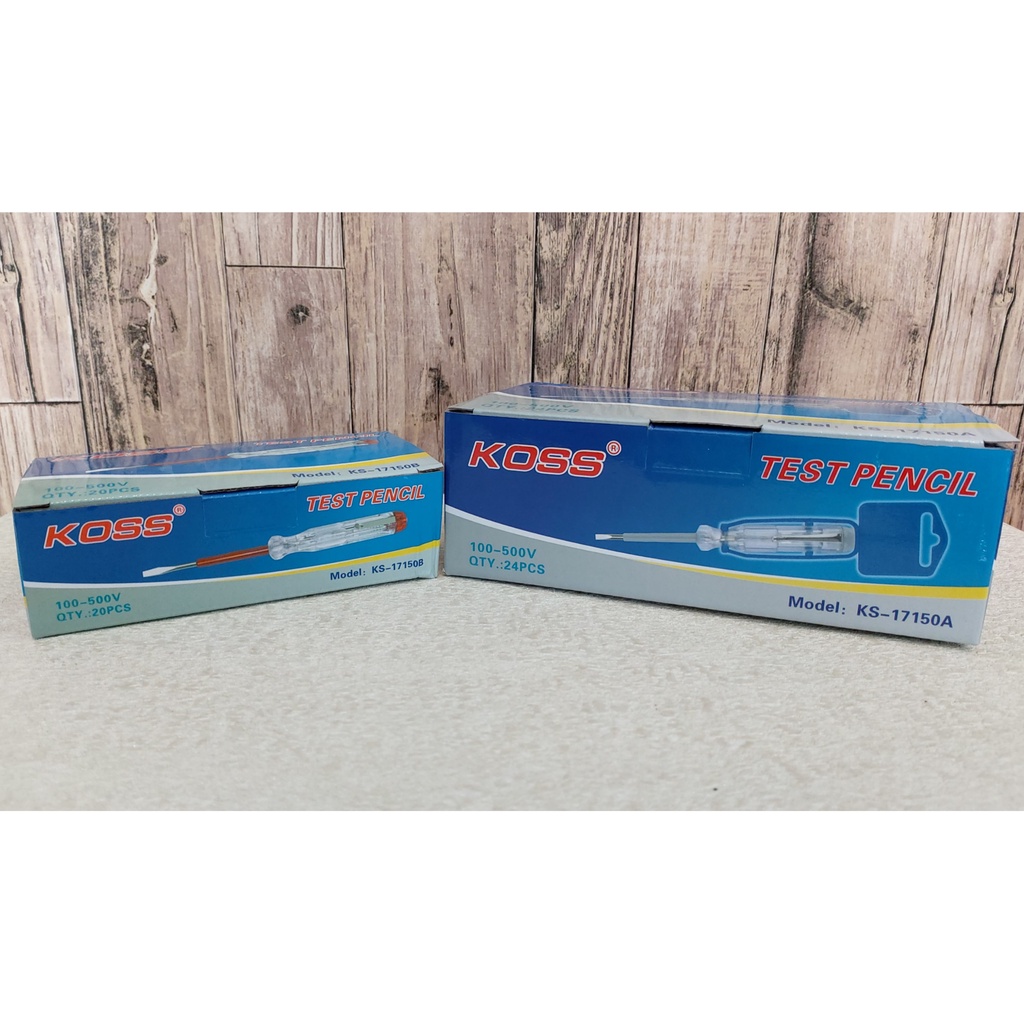 Jual Test Pen / Tespen KOSS Test Pencil 100-500 V | Shopee Indonesia