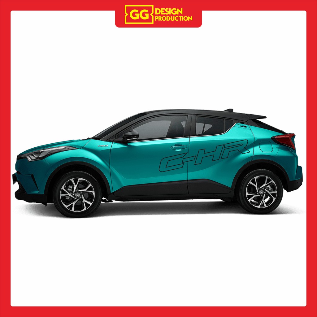 Jual sticker stiker mobil toyota all new chr logo | sticker mobil ...