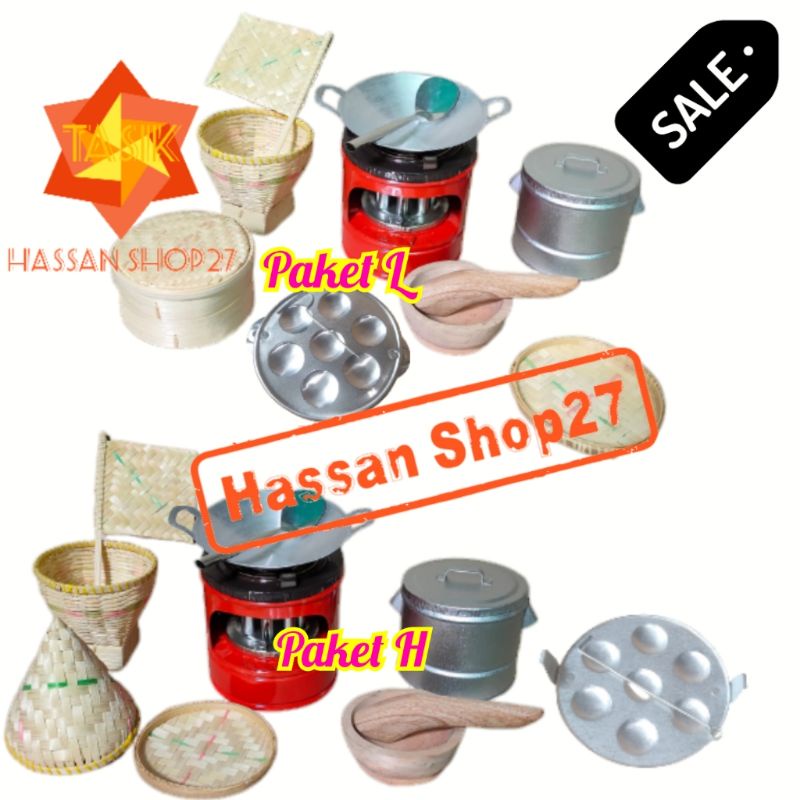 Jual Paket Masak Masakan Mini Seri H1 L2 Paket Kompor Mini Minyak