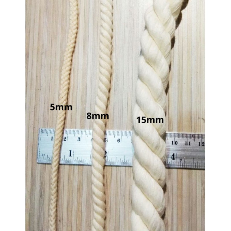 Jual Tali Katun Tambang Putih Diameter 15mm | Shopee Indonesia