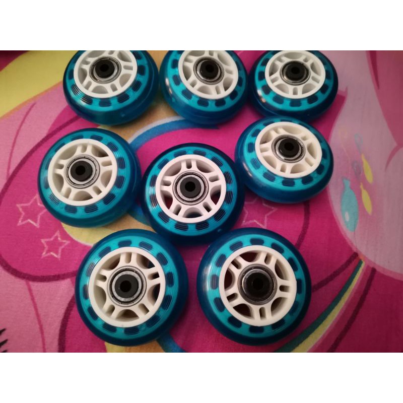 Jual RODA PU KARET INLINE SKATE SEPATU RODA | Shopee Indonesia