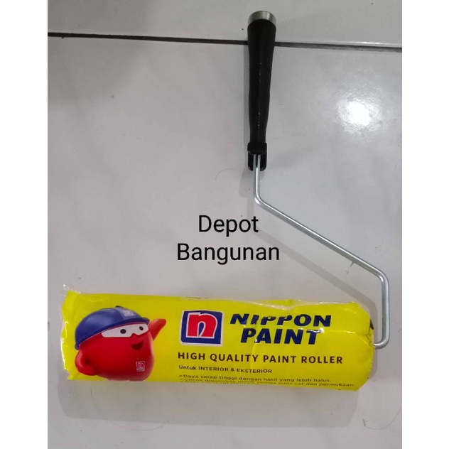 Jual Roller Cat Kuas Roll Cat Tembok Rol Cat Nippon Paint 9 INCH ...