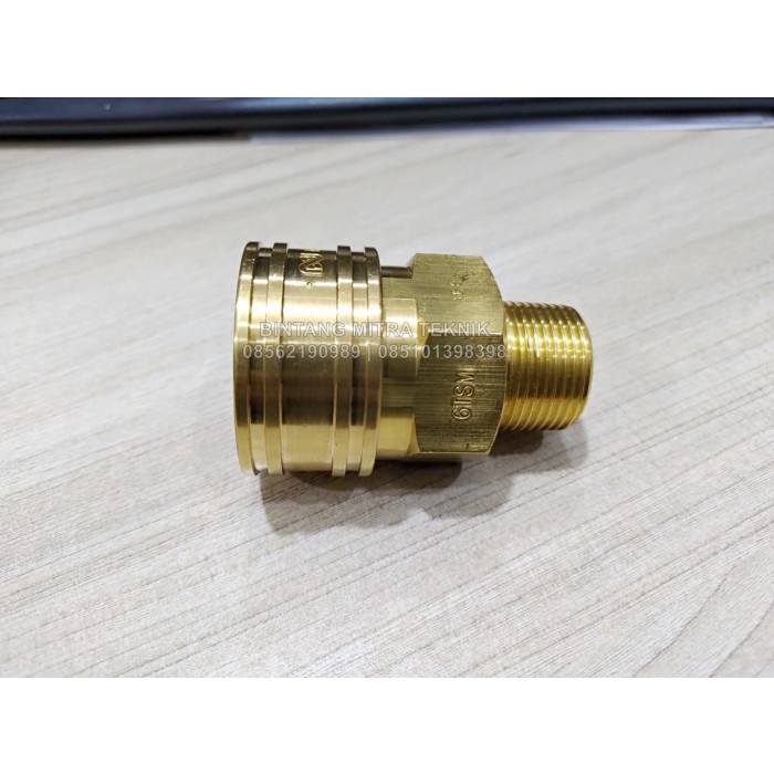 Jual COUPLER NITTO KOHKI TSP CUPLA BRASS 6TSM 3/4" | Shopee Indonesia