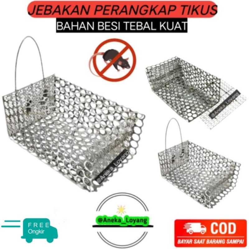 Jual perangkap jebakan tikus / perangkap tikus besi / jebakan tikus ...