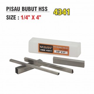 Jual ALDO ALAT PISAU BUBUT SQUARE TOOL BIT HSS4341 1/4" X 4" 6MM X ...