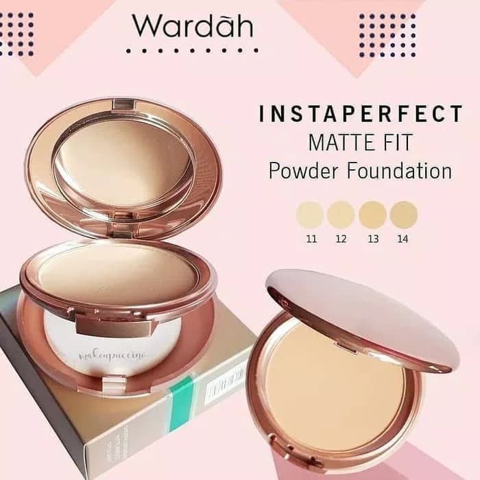 Jual Wardah Instaperfect MATTE FIT Powder Foundation | Shopee Indonesia