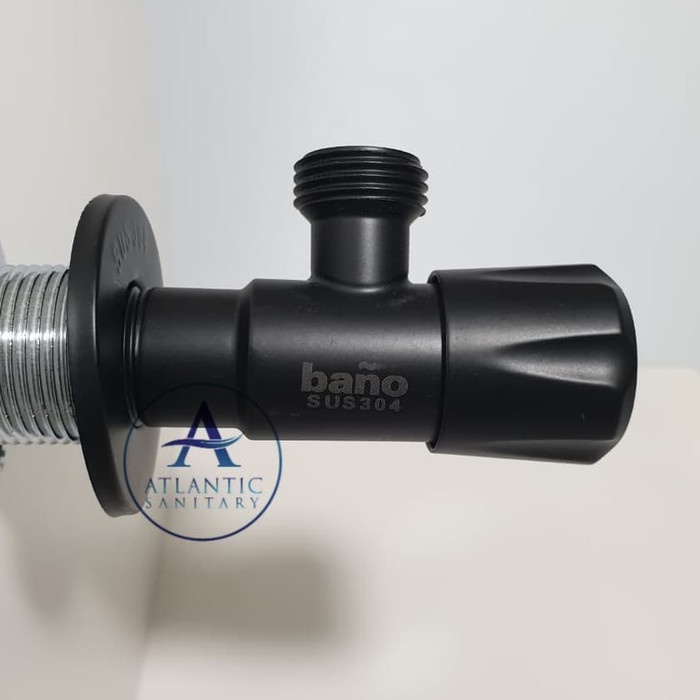 Jual Kloset- Stop Kran Kloset /Stopkran Wastafel Stainles Hitam -Kloset ...