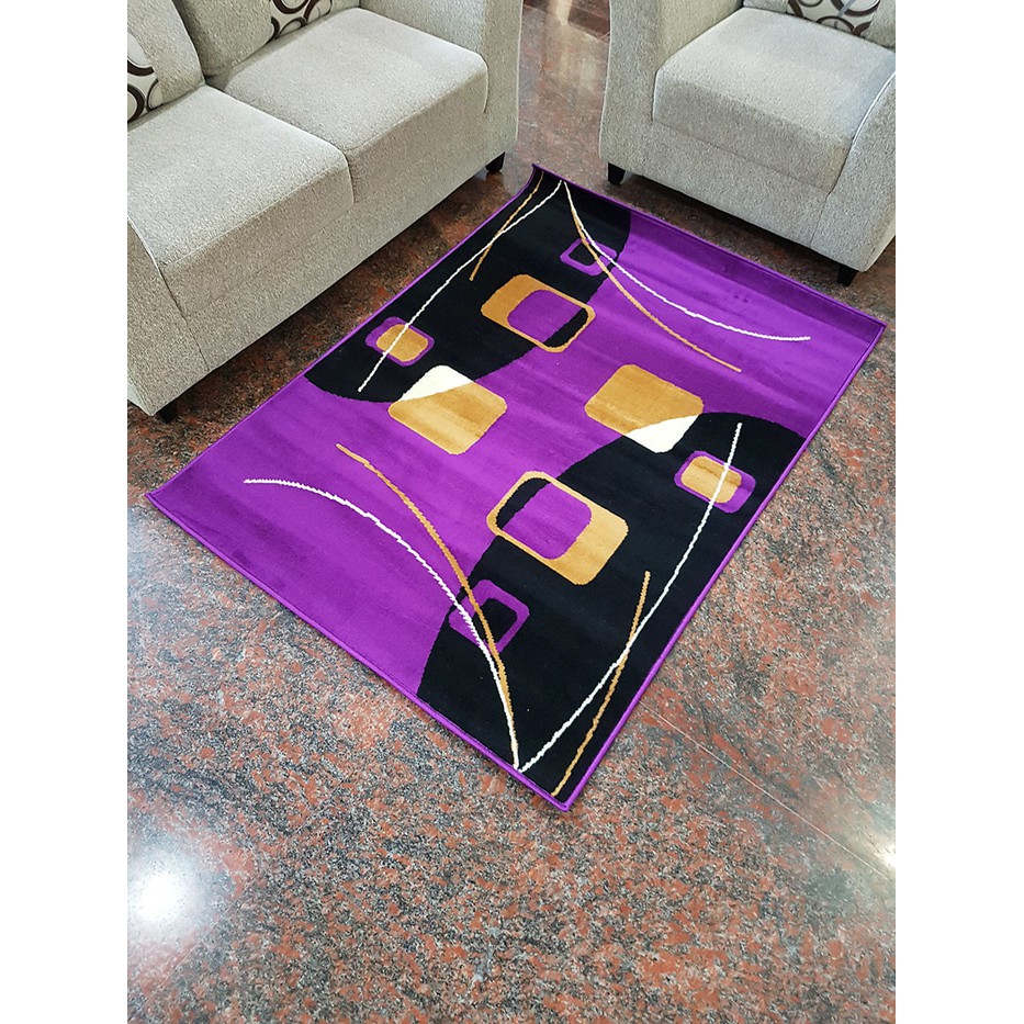 Jual Karpet Lantai Moderno 16267 Purple 115x155cm | Shopee Indonesia