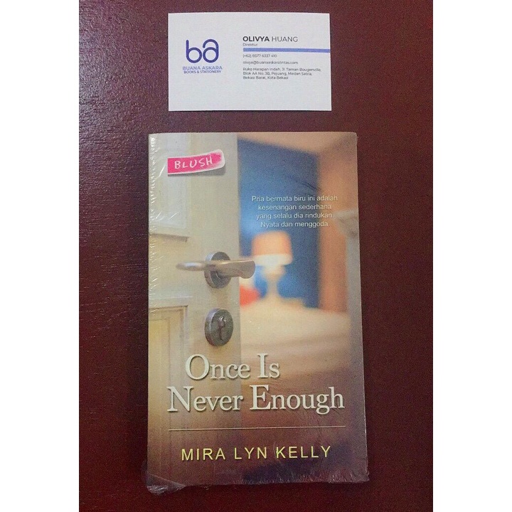 Jual Novel: Once Is Never Enough (Segel) | Shopee Indonesia