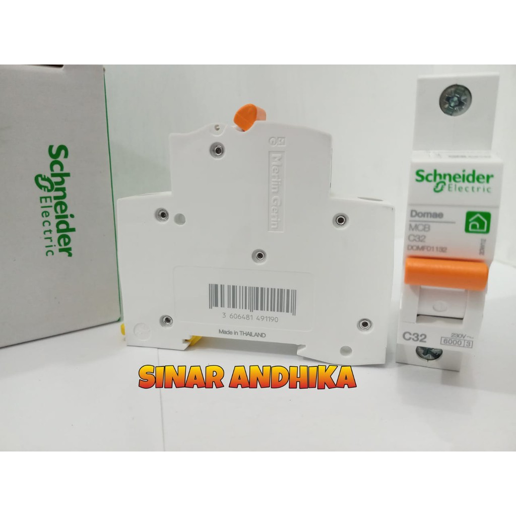 Jual Mcb Schneider 32 Amp Electric Domae 1 Phase | Shopee Indonesia