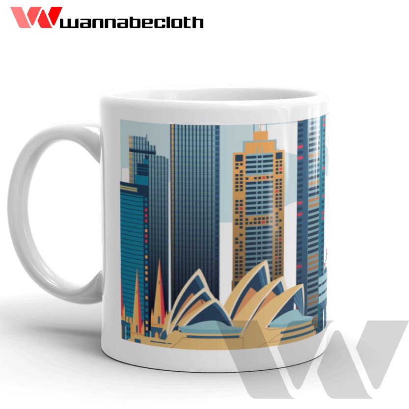 Jual Gelas Australia Mug Australia Mug Custom Kado Gift Hadiah Souvenir ...