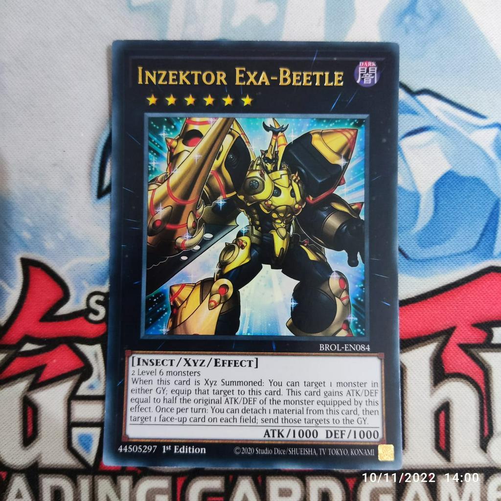 Jual yugioh inzektor exa beetle BROL ultra rare original | Shopee Indonesia