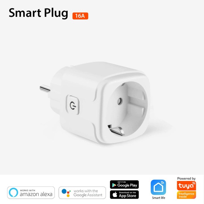 Jual Smart Socket/Plug 16A WIFI Wireless IoT | Shopee Indonesia