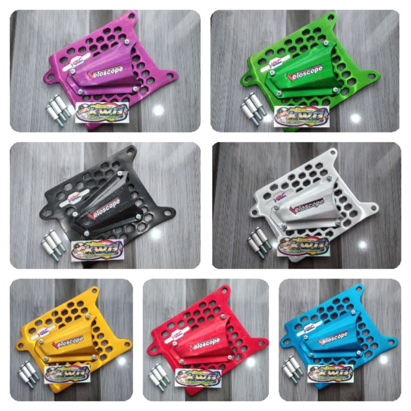 Jual Cover radiator hrc vario 110 cnc vario karbu airscope almunium ...