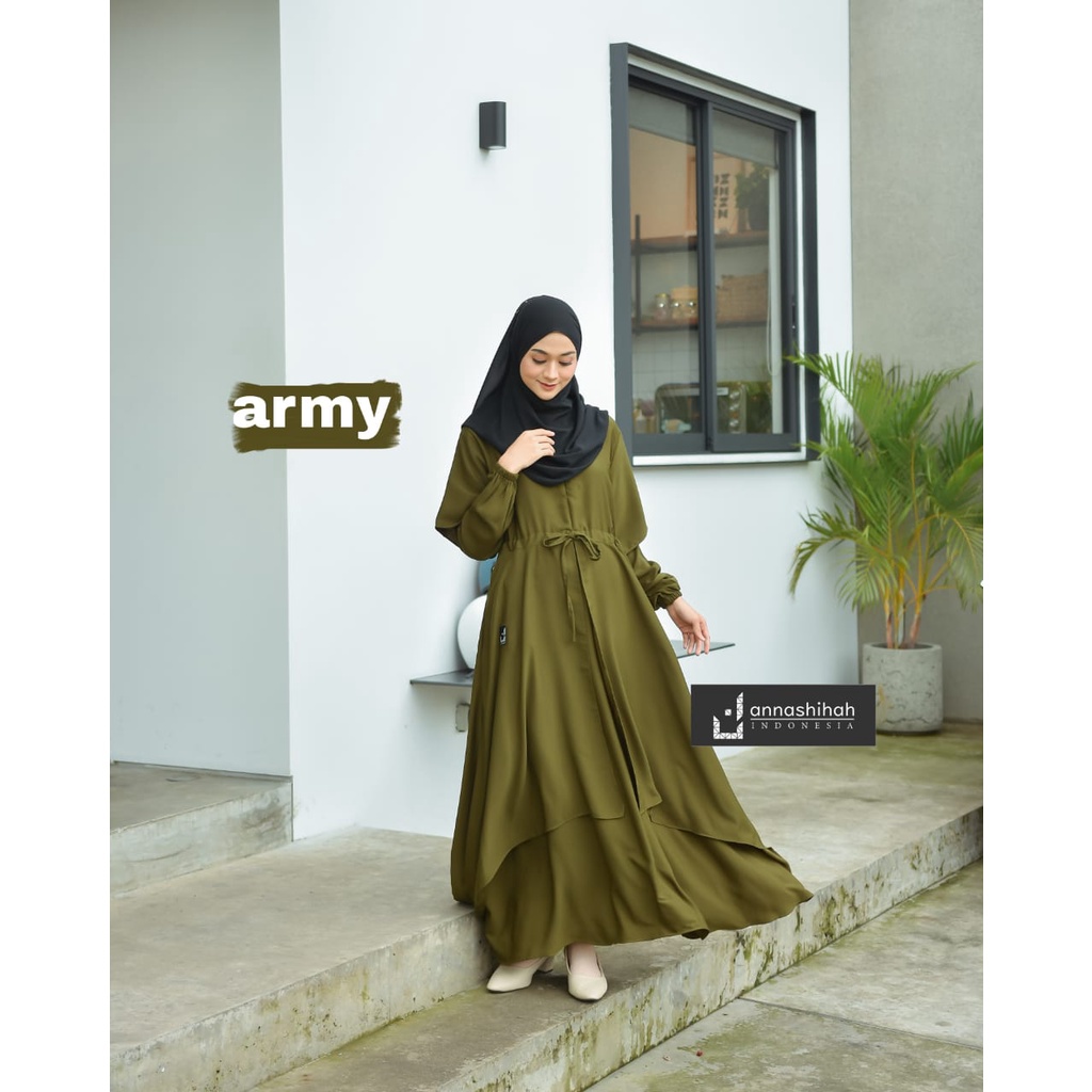 Jual ABAYA AZMIZA BY ANNASIHAH GAMIS YORIS BERLABEL EXCLUSIVE SIMPLE ...