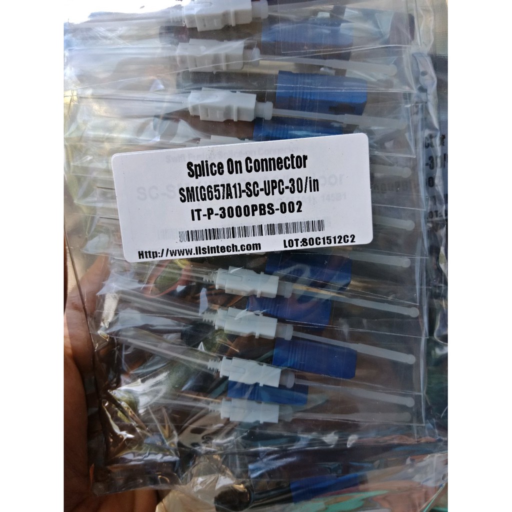 Jual SOC Splice on Connector SC UPC Swift Fiber Optic | Shopee Indonesia