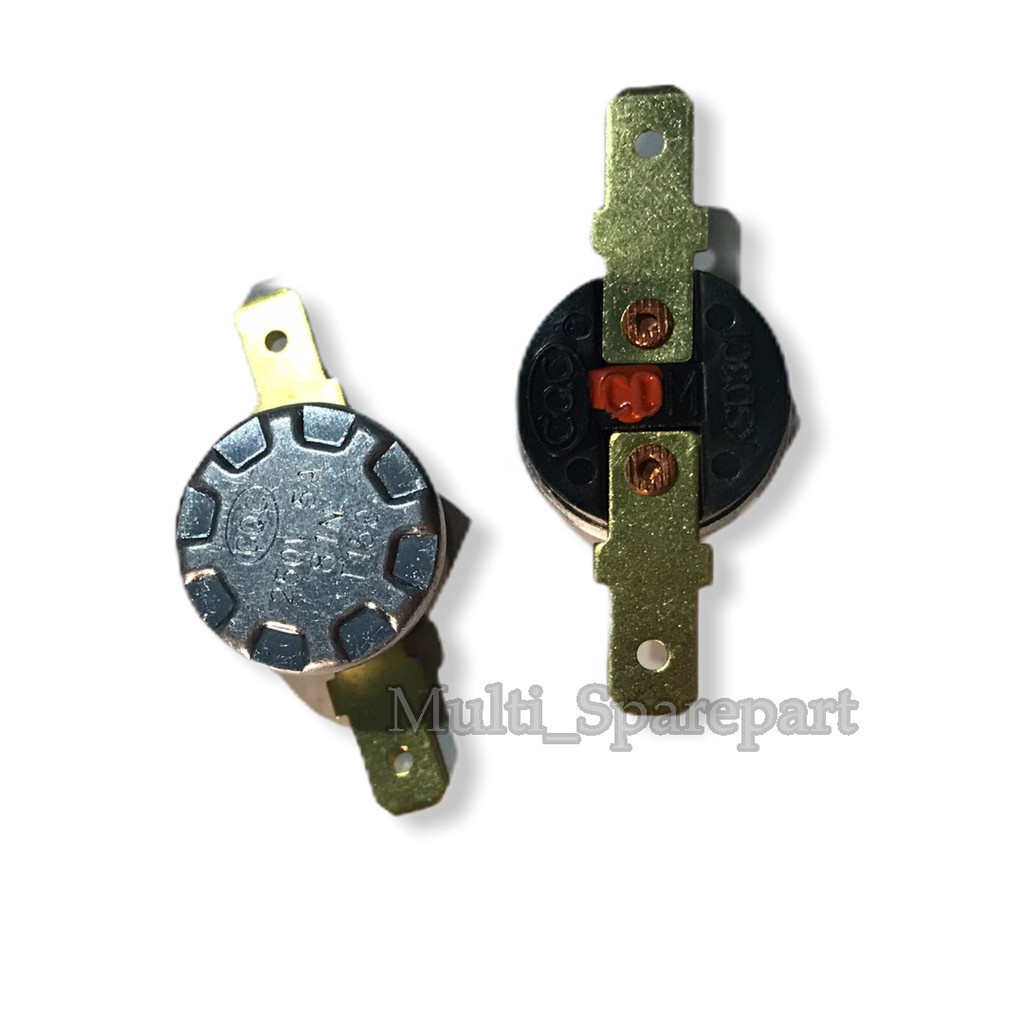 Jual Thermostat 81 derajat Bimetal pemutus Arus Saklar Otomatis Dispenser rice cooker | Shopee ...