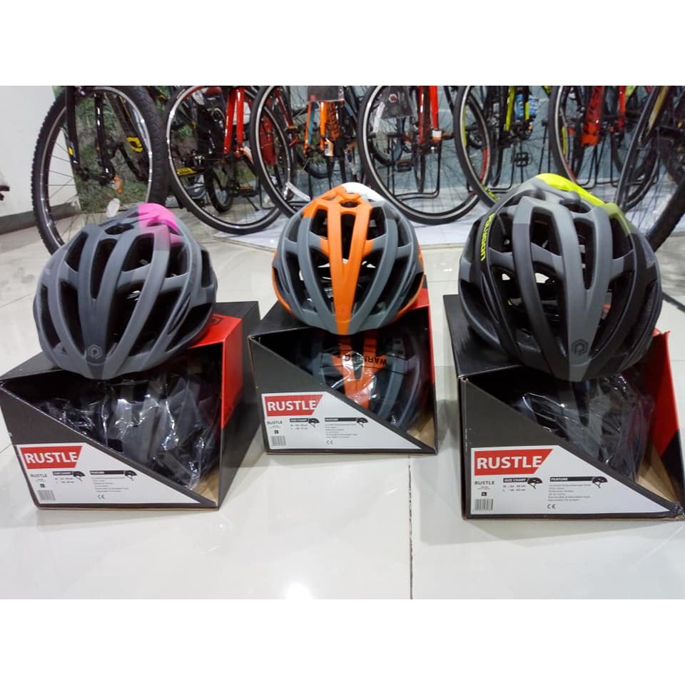 Jual HELMET HELM SEPEDA ROADBIKE POLYGON RUSTLE ORIGINAL | Shopee Indonesia