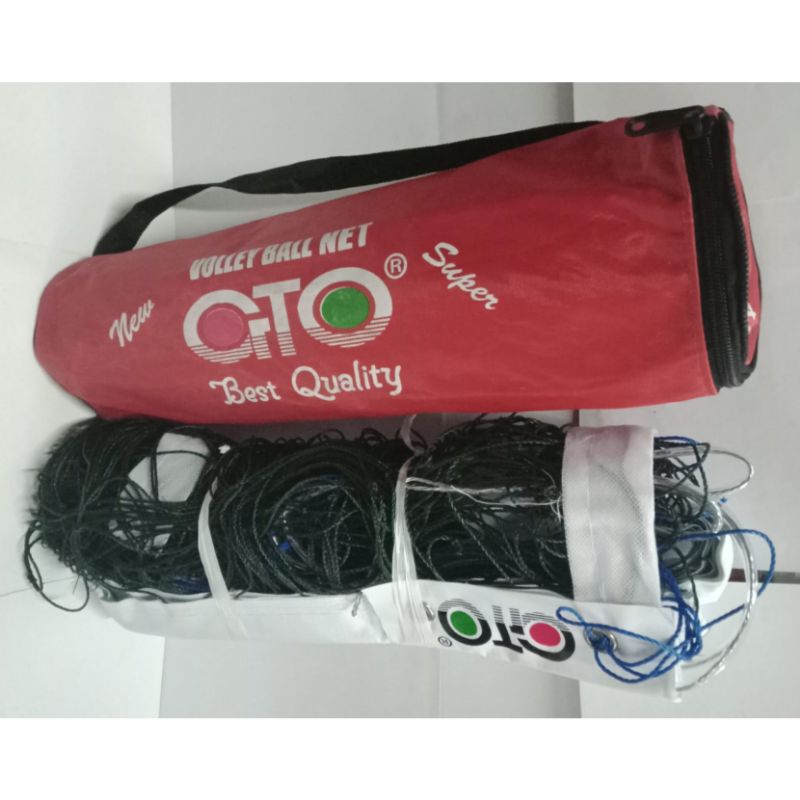 Jual Net Volley GTO Nylon Tas Merah Super Seling Kawat | Shopee Indonesia