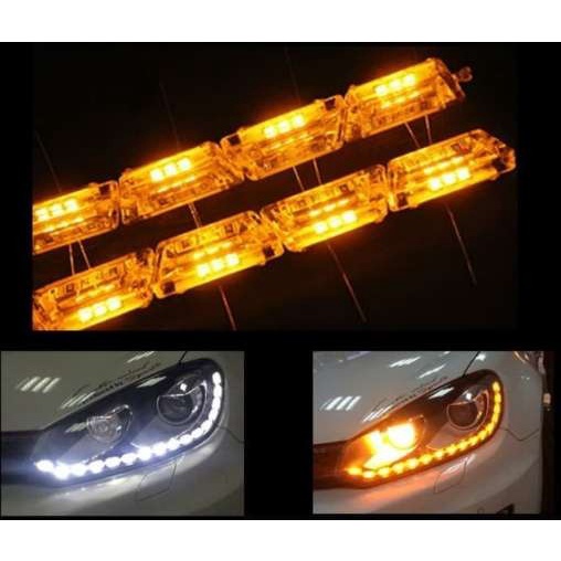 Jual Lampu LED Alis Kristal 50 Cm 12V DRL Running Led Mobil Sein Gerak ...