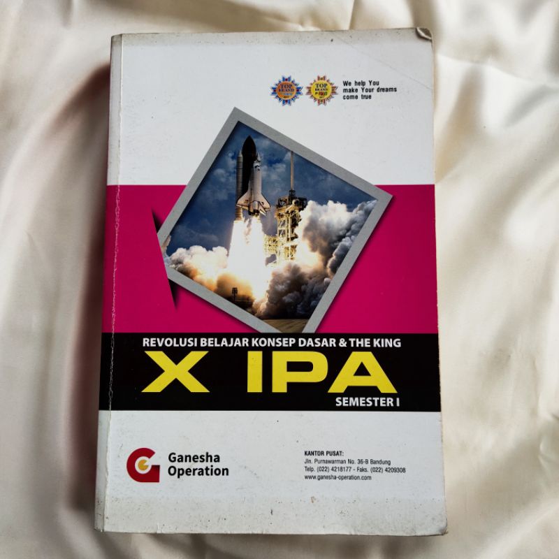 Jual Buku Koding 10 IPA semester 1 bimbel Ganesha Operation (go ...