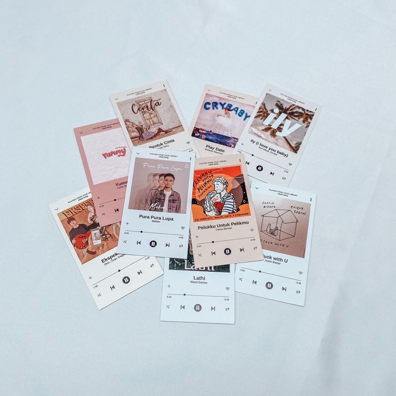 Jual CUSTOM PLAYLIST SPOTIFY CARD | Shopee Indonesia