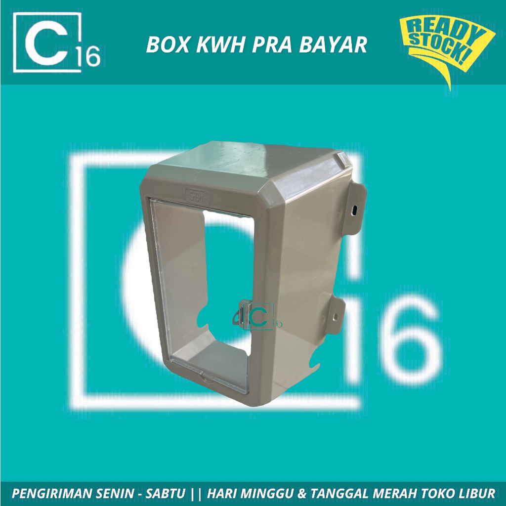 Jual Box Kwh Meter Token Kotak PLN Penutup Prabayar Pelindung Kunci ...