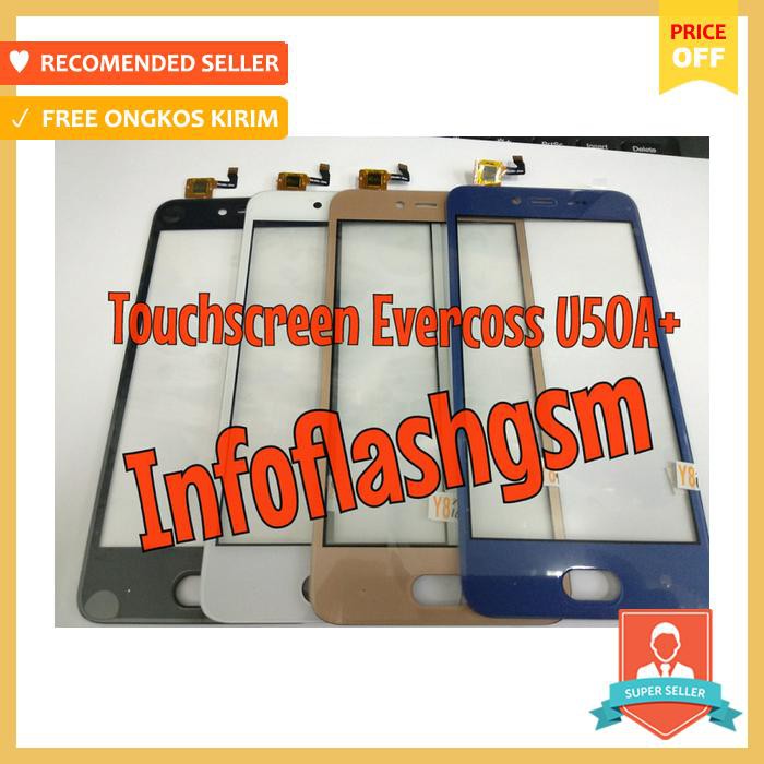 Jual TOUCHSCREEN EVERCOSS CROSS U50A PLUS U50A+ ORIGINAL | Shopee Indonesia