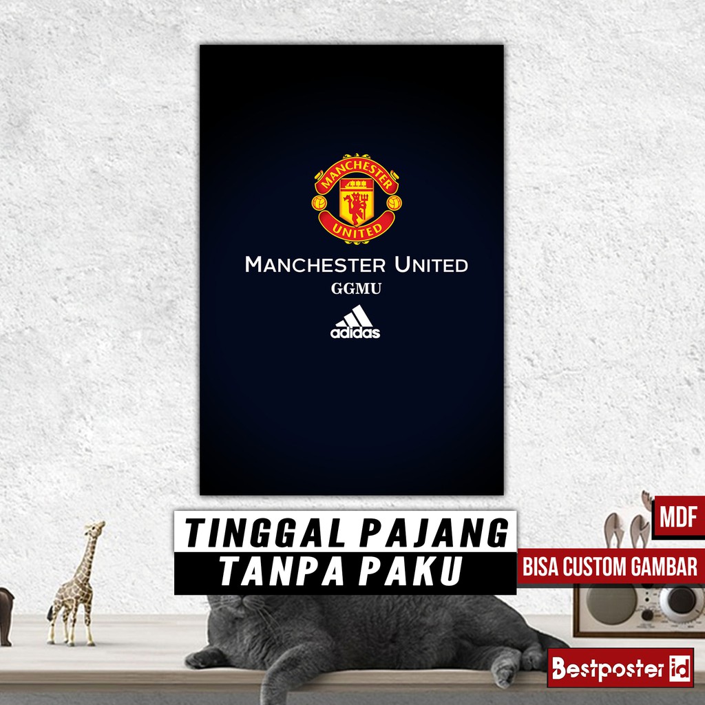 Jual Poster MANCHESTER UNITED Frame Kayu BOLA MDF010263 | Shopee Indonesia