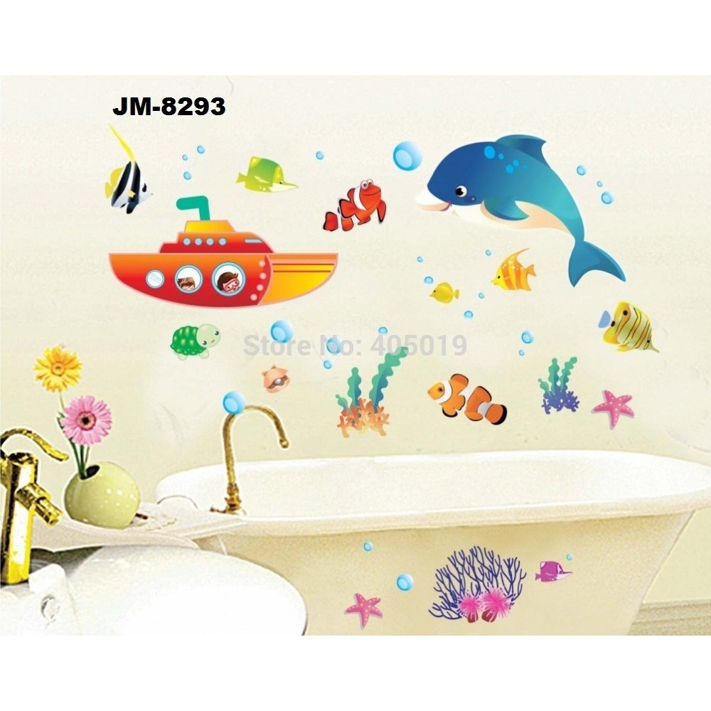 Jual METH AY759 JM8293 SUBMARINE WALLSTICKER 50X70WALLSTIKER STIKER ...