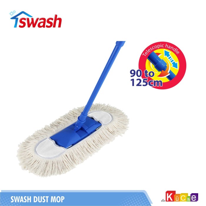 Jual SWASH DUST MOP W/ TELESCOPIC HANDLE / ALAT PEL DENGAN GAGANG ...