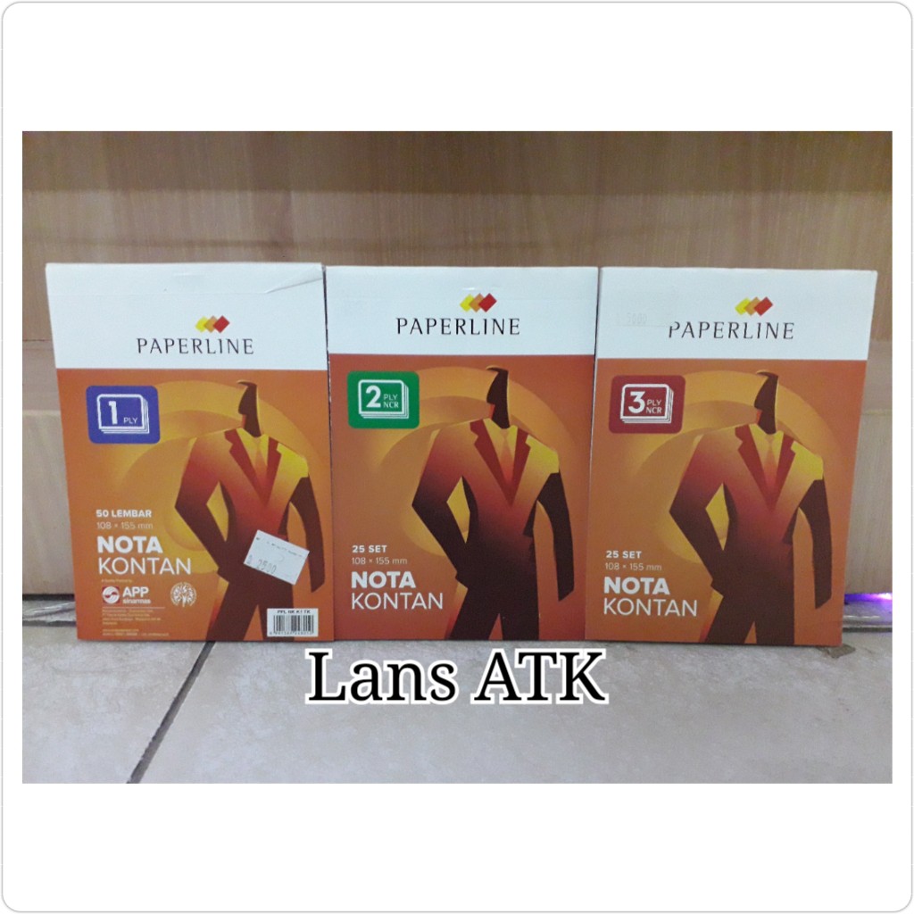 Jual Nota Kontan Kecil Paperline 3Ply nota 3ply nota kerja nota ...