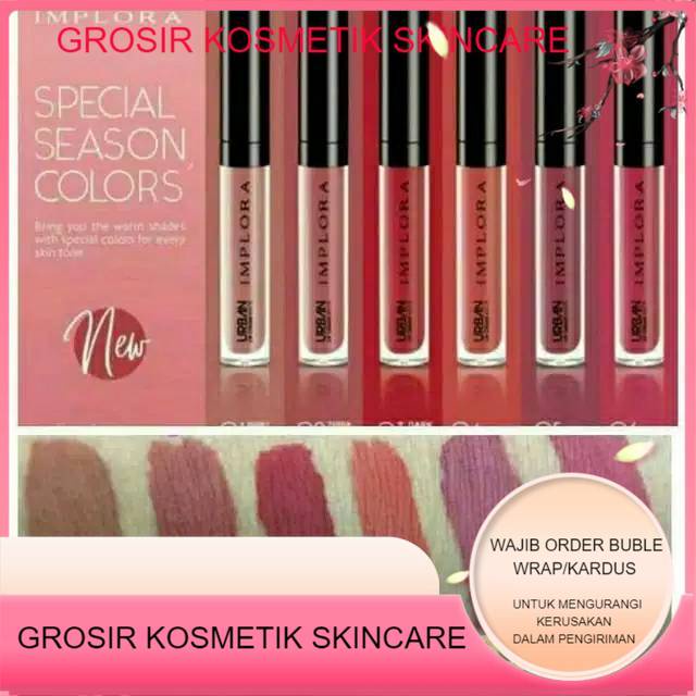 Jual Lipstik implora (promo) komplit semua no. 100% ori ready | Shopee ...