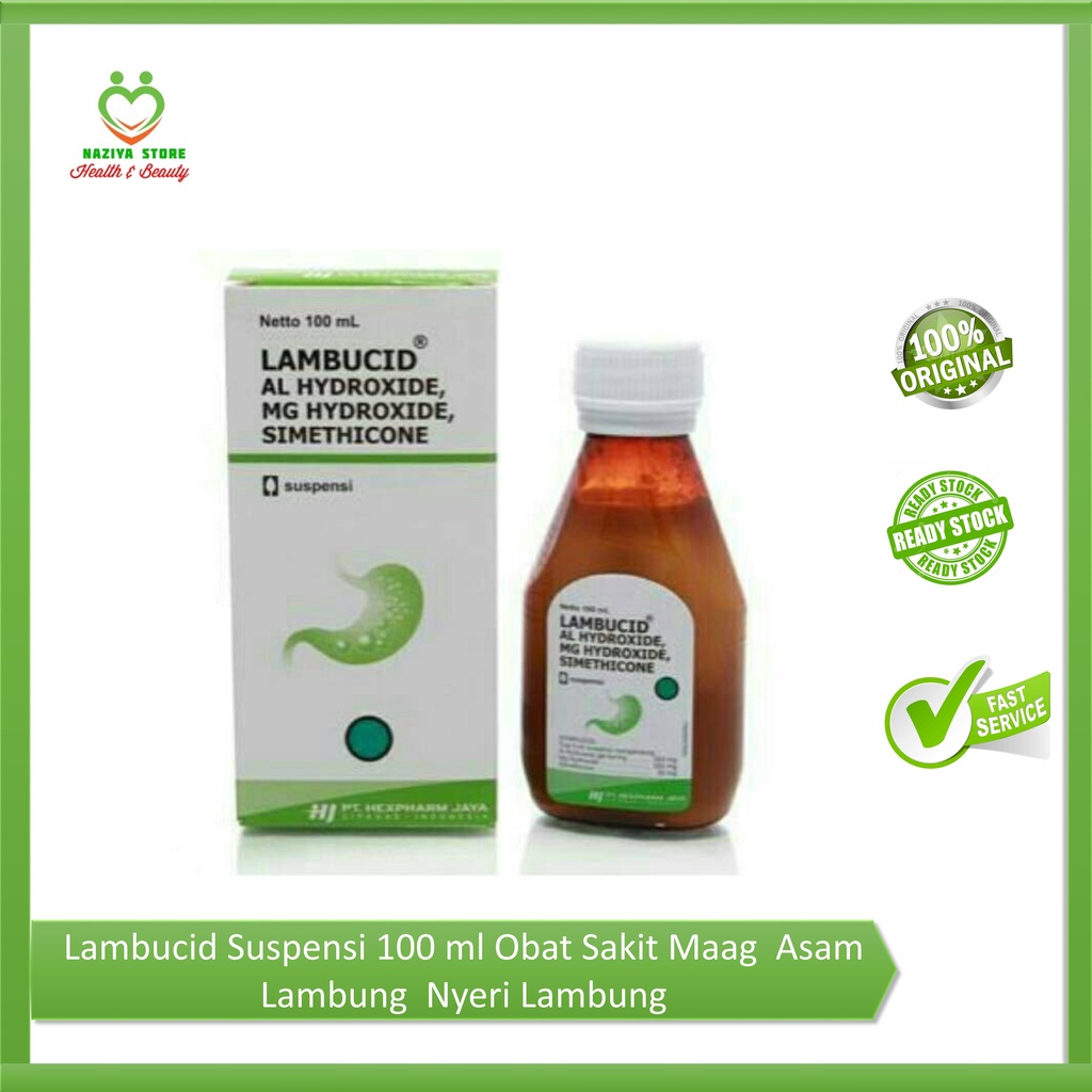 Jual LAMBUCID SIRUP 100 ML Obat Sakit Maag Asam Lambung Nyeri Lambung ...