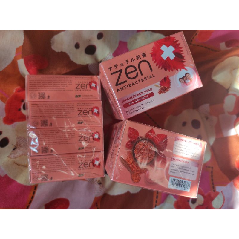 Jual Zen Antibacterial Sabun Batang Shiso & Sandalwood 70g x 4 pcs | Shopee Indonesia
