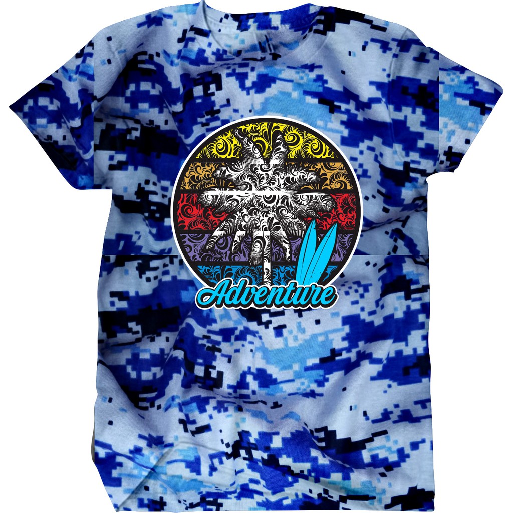 Jual KAOS SURVING ( MOTIF ) | Shopee Indonesia